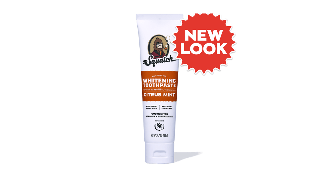 Citrus Mint Whitening Toothpaste - Dr. Squatch