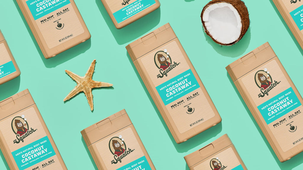14 oz Coconut Castaway Body Wash - Dr. Squatch