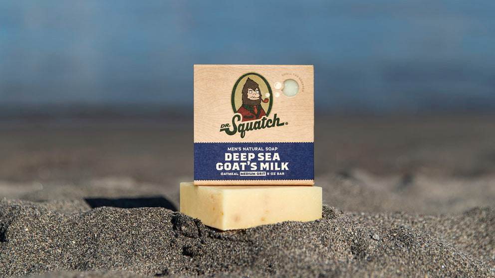 Deep Sea Goats Milk | Natural Soap For Men | Dr. Squatch