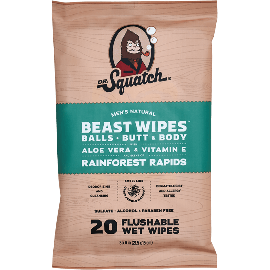 Rainforest Rapids Wipes - Dr. Squatch