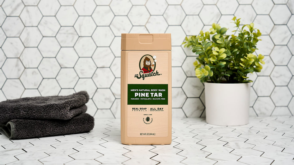 14 oz Pine Tar Body Wash - Dr. Squatch
