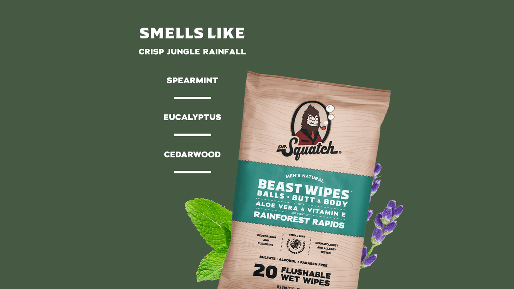 Rainforest Rapids Wipes - Dr. Squatch
