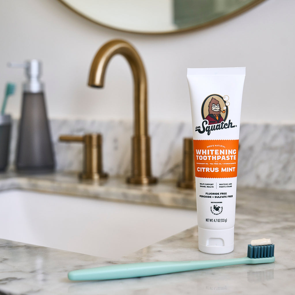 Citrus Mint Whitening Toothpaste - Dr. Squatch