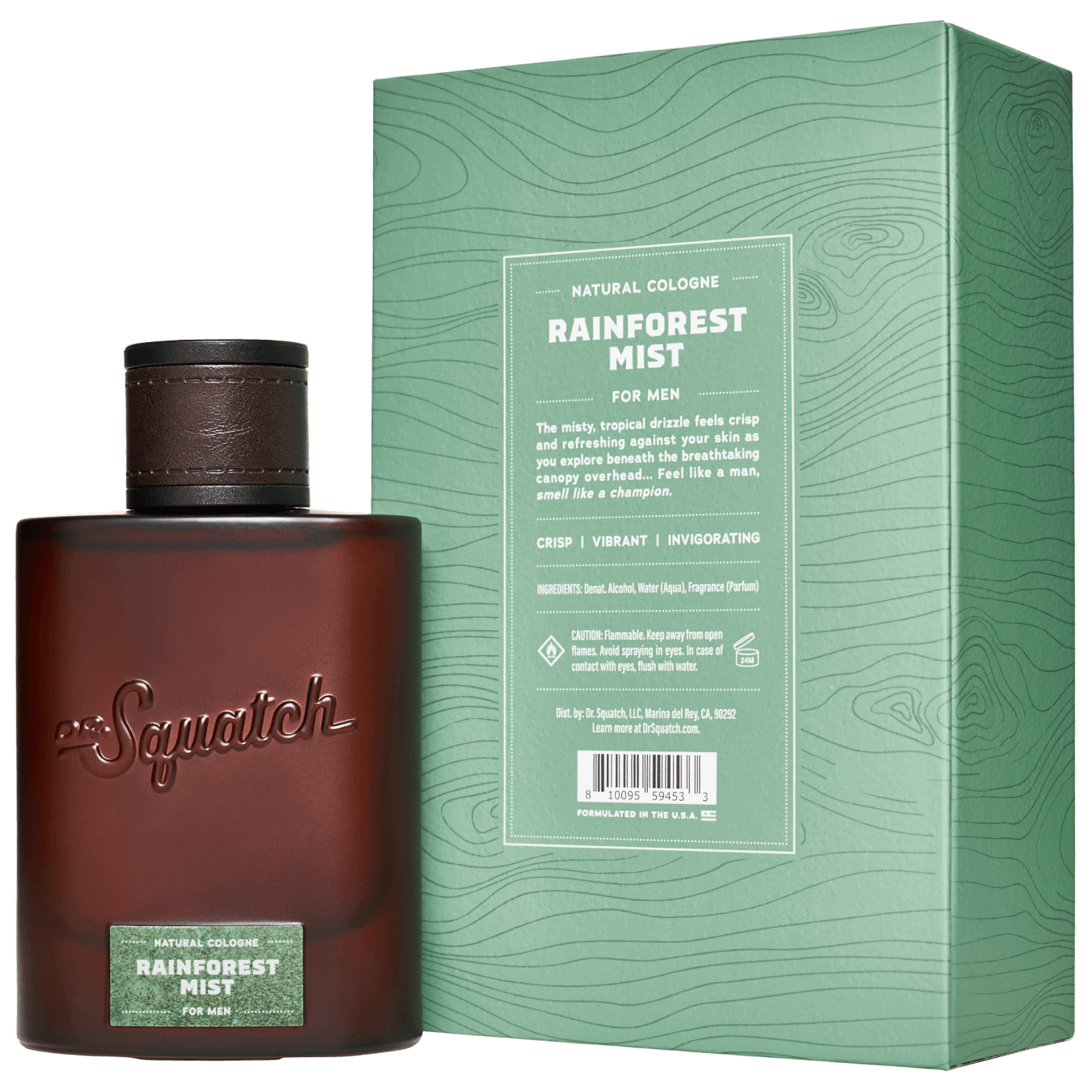 Rainforest Mist Cologne - Dr. Squatch