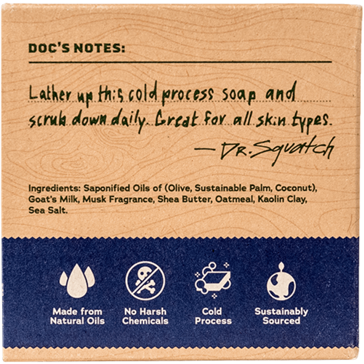 Deep Sea Goats Milk | Natural Soap For Men | Dr. Squatch